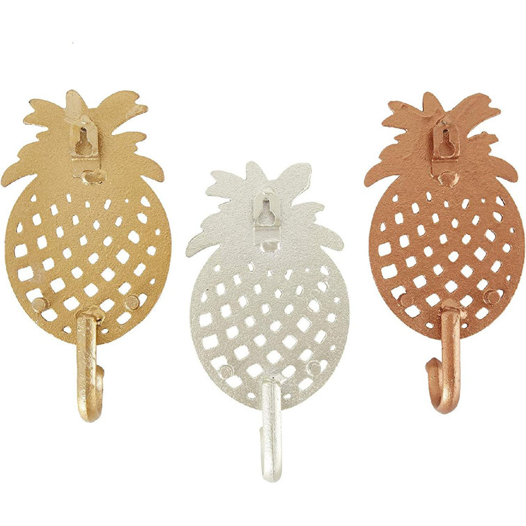 DASTINGO Pineapple Sculpture Wall Hooks - Wayfair Canada